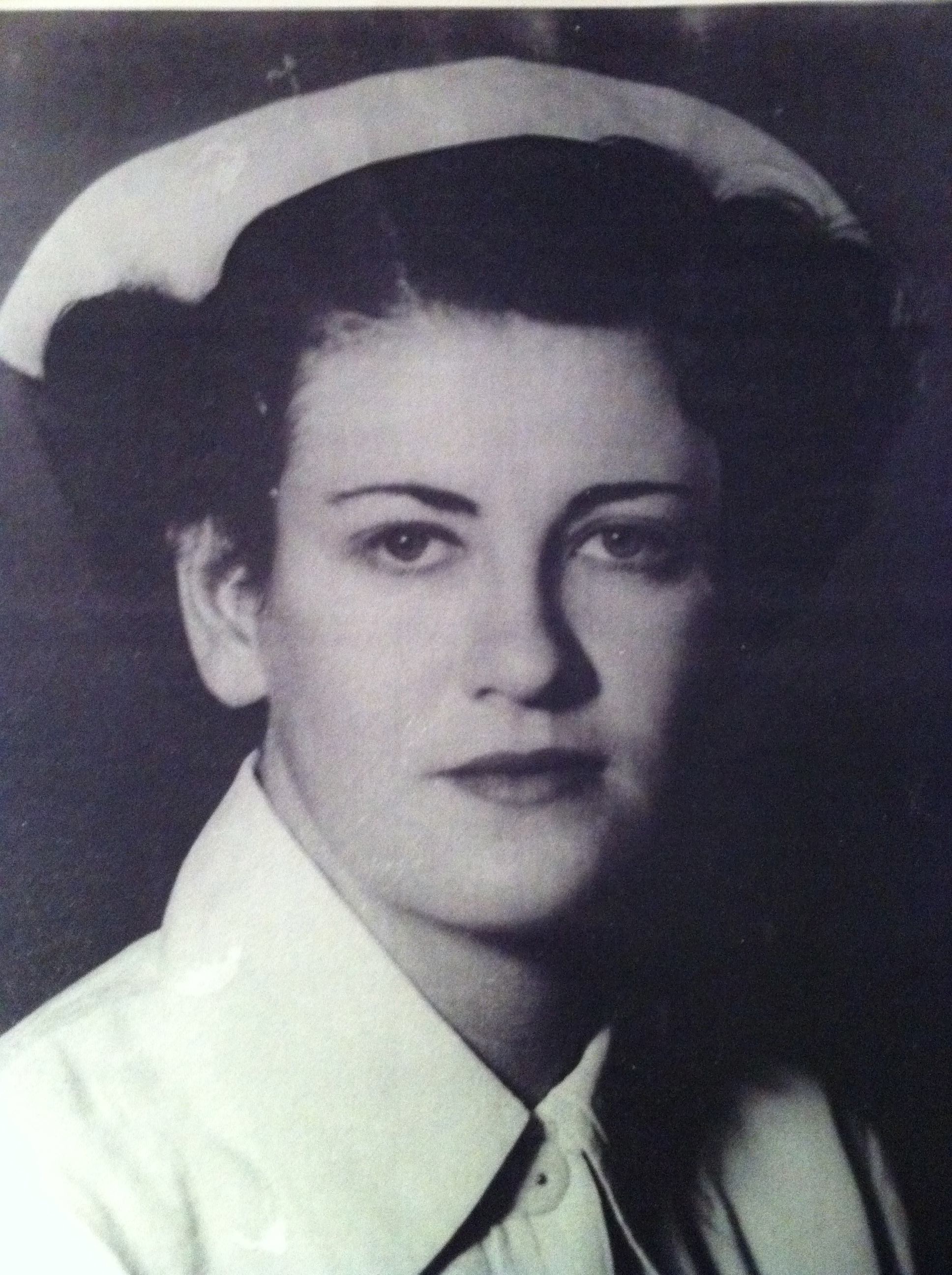 Nurse Agnes Lyster during World War II. – Coral Tree In Home Care